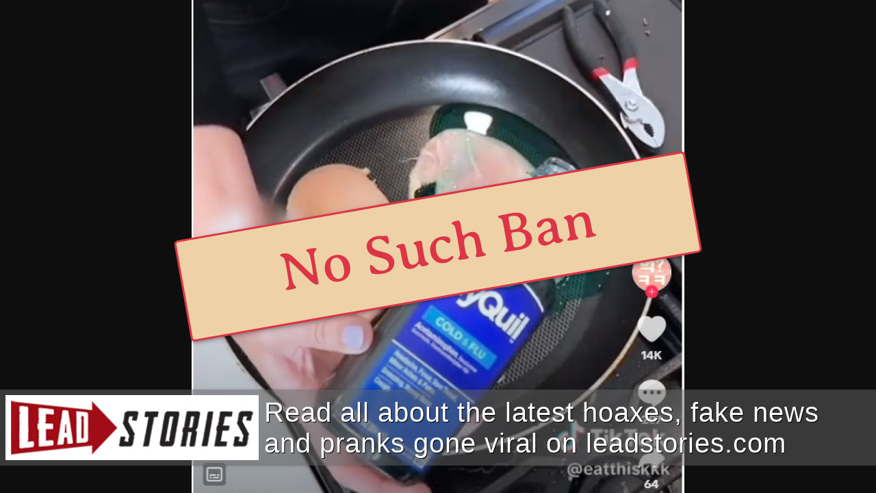 Fact Check: US FDA Did NOT Ban TikTok Challenge of Cooking Chicken In ...